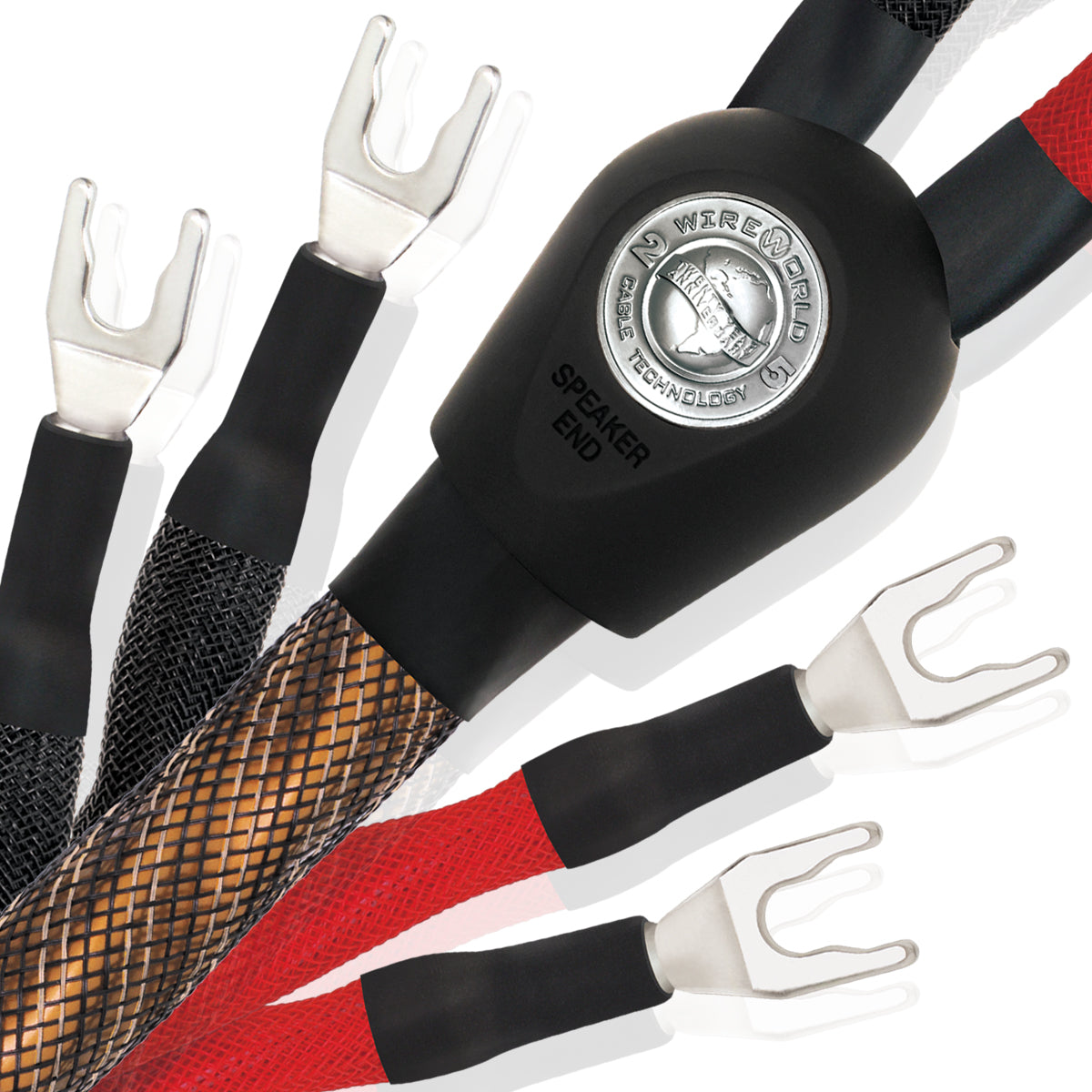 Eclipse 8 Spade or Banana Plug Speaker Wire Pair | Wireworld